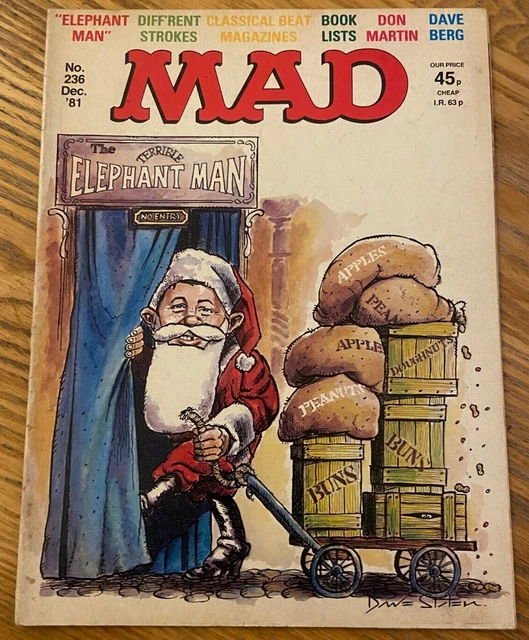 MAD MAGAZINE. NO.236. Dec 1981. The Elephant Man, Different Strokes ...