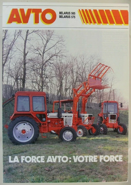 PROSPECTUS BROCHURE TRACTEUR AVTO BELARUS 565 tractor traktor prospekt trattore EUR 15,99 ...