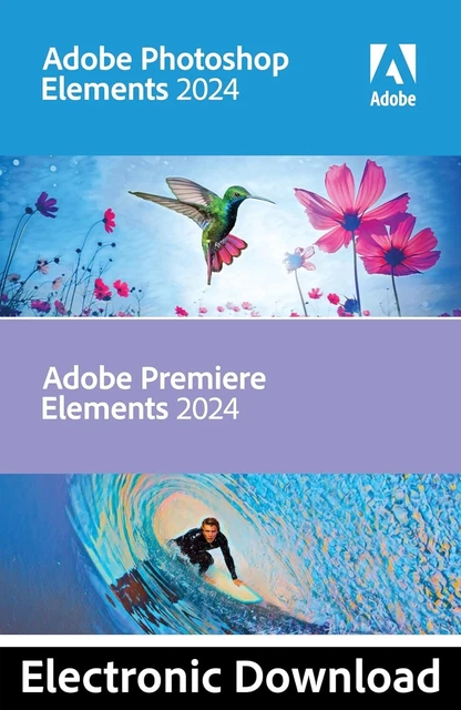 ADOBE PHOTOSHOP ELEMENTS 2024 & Premiere Elements 2024 1 dispositivo ...