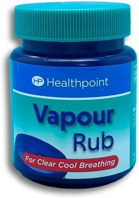VAPOUR RUB FOR Coughs, Colds, Catarrh and Sore Throat, Camphor, Menthol ...