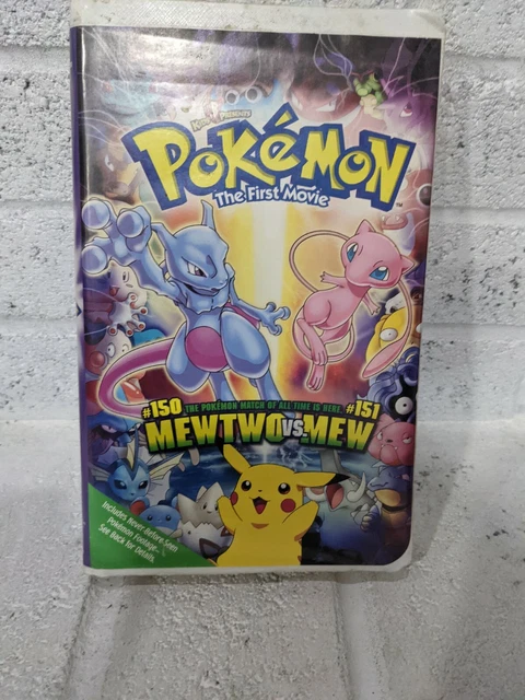 POKÉMON THE FIRST Movie: Mewtwo Strikes Back (VHS, 2000, Clamshell) EUR ...