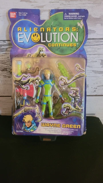 ALIENATORS : EVOLUTION Continues - Wayne Green, Ban Dai 2001 - Damaged ...