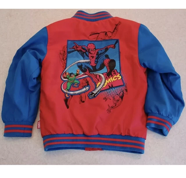 DISNEY MARVEL'S THE Amazing Spider-Man Kids Varsity Jacket 9/10 £20.49 ...