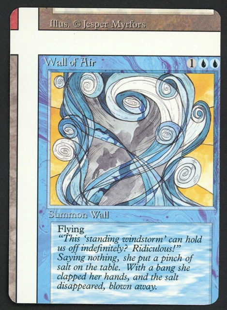 ***WALL OF AIR NFC Miscut*** MTG révisé Magic Kid Icarus EUR 2,76 ...