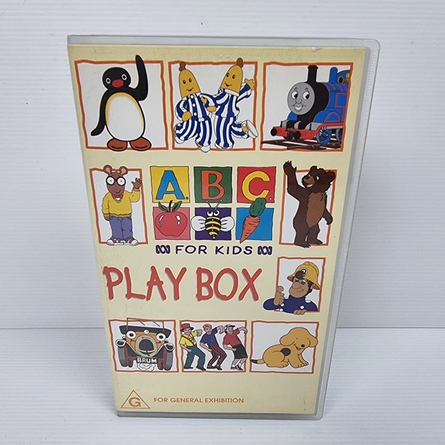 ABC FOR KIDS Play Box VHS Video Tape $24.99 - PicClick AU