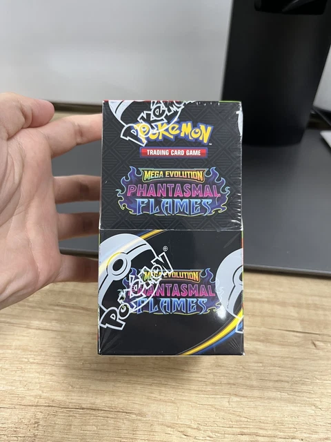 POKEMON TCG MEGA Evolution Phantasmal Flames Half Booster Box (18 Packs ...