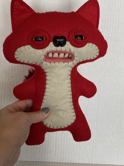 FUGGLER RED FUNNY Ugly Monster Doll Plush Suspicious Fox 9 Inch $15.12 ...