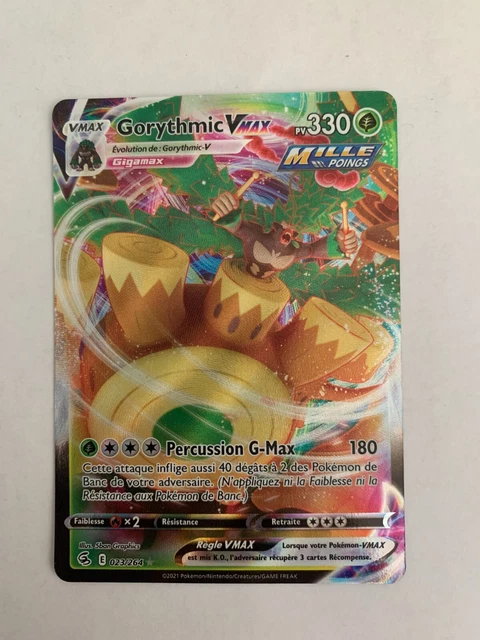 CARTE POKÉMON - Gorythmic Vmax 023/264 - FR EUR 6,20 - PicClick FR