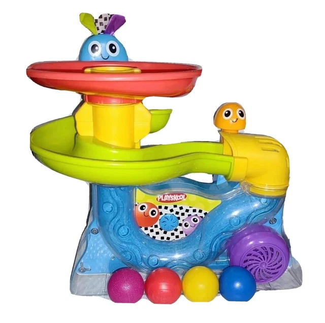 PLAYSKOOL EXPLORE & Grow Busy Ball Popper with 4 Balls Poppin Fun ...