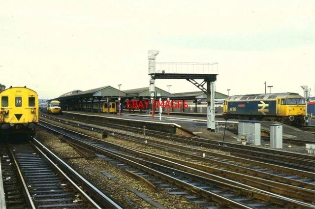 PHOTO READING Railway Station. Panorama. Emu 6100. Hst. 47535. 1980S. £ ...