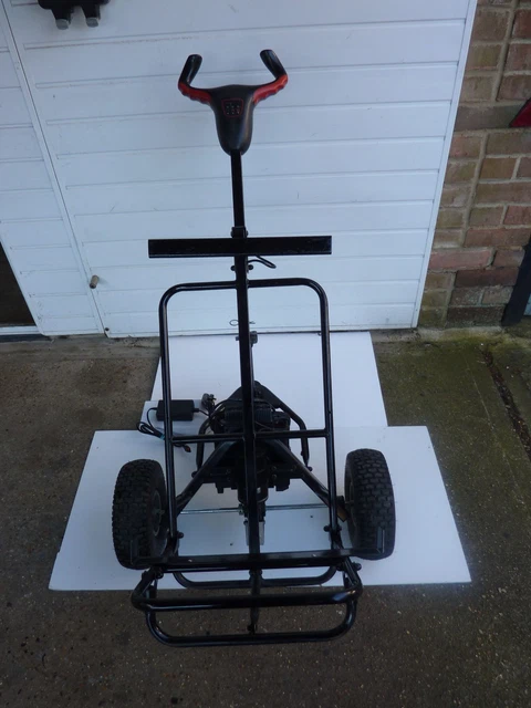 POWAWALKER XT 3 wheel bull horn electric fishing trolley & charger ...