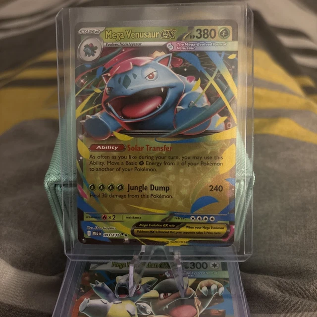 POKÉMON TCG - Mega Evolution - Mega Venusaur ex 003/132 - Holo £1.69 ...