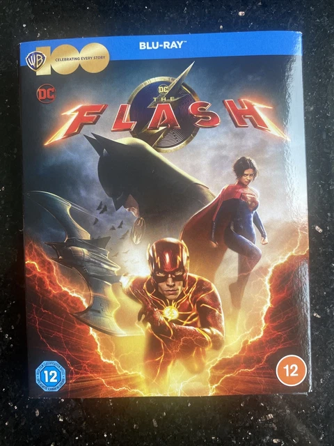 THE FLASH (BLU-RAY) Ezra Miller, Ben Affleck, Michael Keaton, Sasha ...