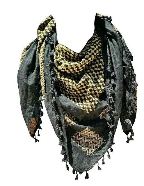 ORIGINAL HIRBAWI MADE in Palestine Kufiya Keffiyeh Scarf Shemagh 100% ...