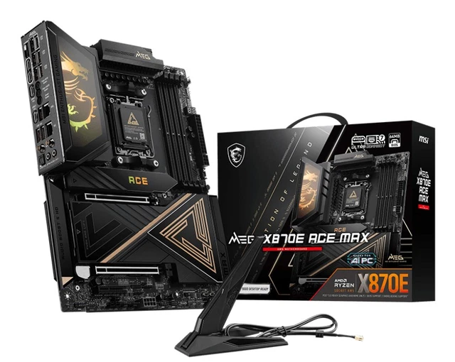 MSI MEG X870E ACE MAX motherboard AMD X870E Socket AM5 ATX £702.59 ...