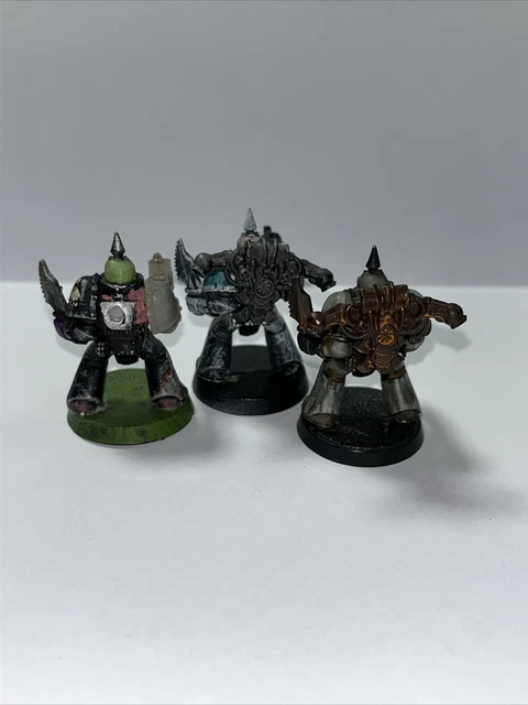 WARHAMMER40K ROGUE TRADER CHAOS SPACE MARINE DEATH GUARD OOP X 3 ...
