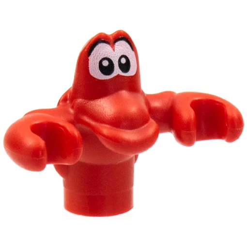 LEGO FIGURE RED Crab, The Little Mermaid (Sebastian) - bb0624pb02 EUR 3 ...