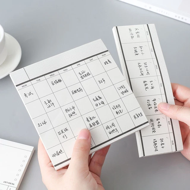 PLANNING MONTHLY WEEK Planner Time Schedule Notepad Tearable Memo Pad $13.88 - PicClick AU