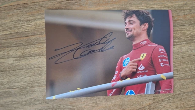 CHARLES LECLERC # Scuderia Ferrari Formula 1 F1 - Signed Photograph ...