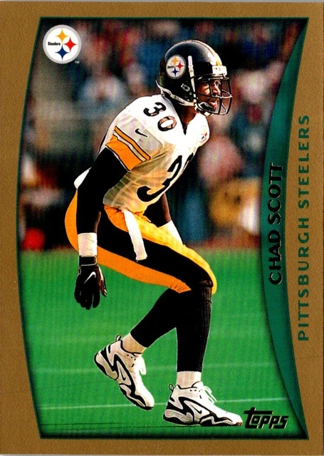 CARTE DE FOOTBALL 1998 Topps Chad Scott #163 Pittsburgh Steelers EUR 2 ...