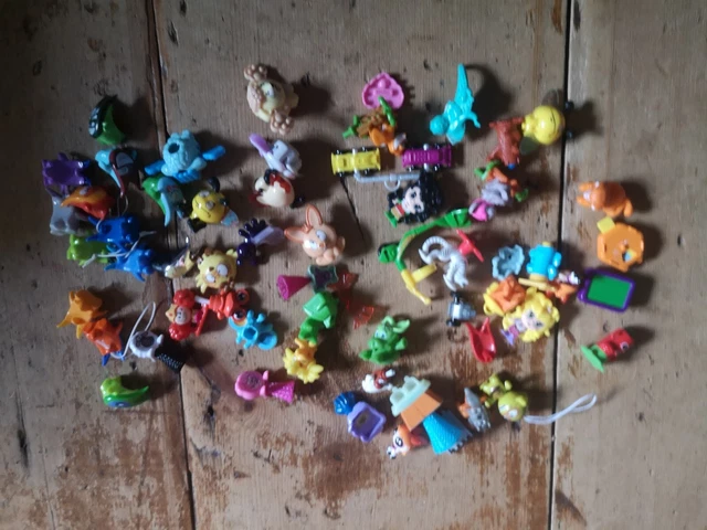 KINDER SURPRISE EGG toys bundle animals zip tags vehicles paint brushes ...