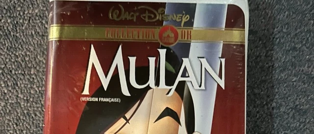 VHS MULAN DISNEY STORE CANADIAN COPY french copy $233.33 - PicClick CA