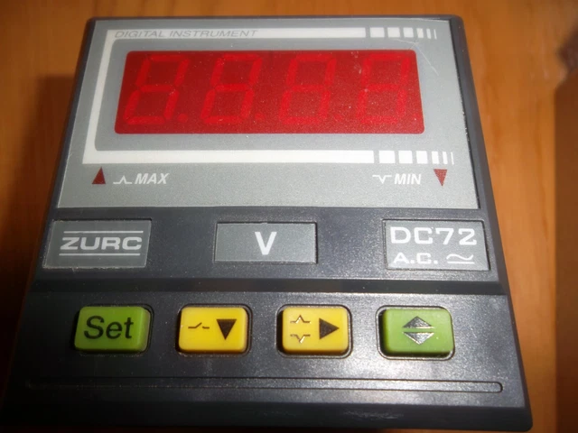 ZURC DC72 VAC Voltmeter AC/DC (5,20,200 mA) 230 V Neu EUR 75,00 ...