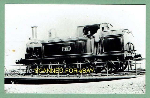 RAILWAY PHOTO LNWR "Coal Tank" 062T No 10 at Buxton motive power depot ...