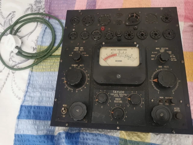 TAYLOR VALVE TESTER Model 45A - Tested And Working - Good Condition £ ...