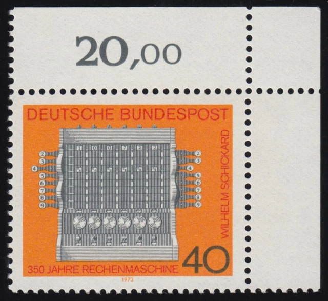 778 RECHENMASCHINE ** Ecke o.r. EUR 1,73 - PicClick DE