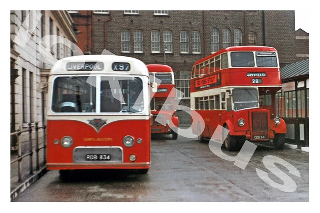 BUS PHOTOGRAPH NORTH WESTERN ROAD CAR RDB 834 [834] & CDB 241 [241] £1. ...