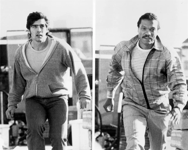 Double Dare 1985 Tv Billy Dee Williams And Ken Wahl In Action 8x10 Inch
