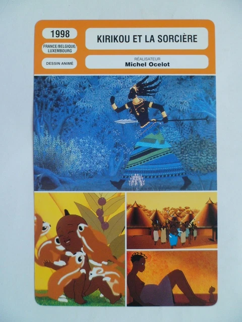 CARTE FICHE CINEMA 1998 Kirikou Et La Sorciere EUR 2,50 - PicClick FR