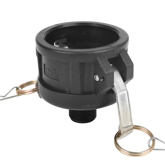 IBC FITTING IBC Tote Tank Drain Adapter Camlock Garden Water Hose 2 ...