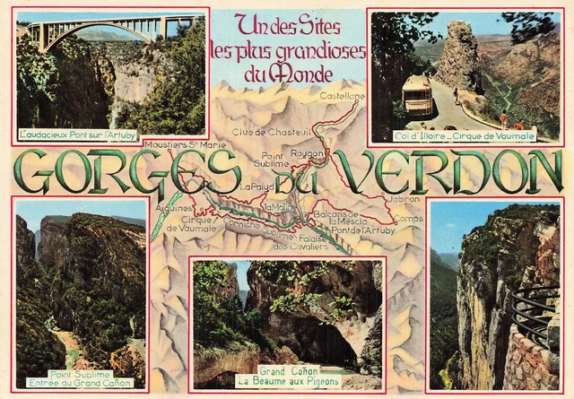4 CASTELLANE GORGES Du Verdon EUR 3,25 - PicClick FR