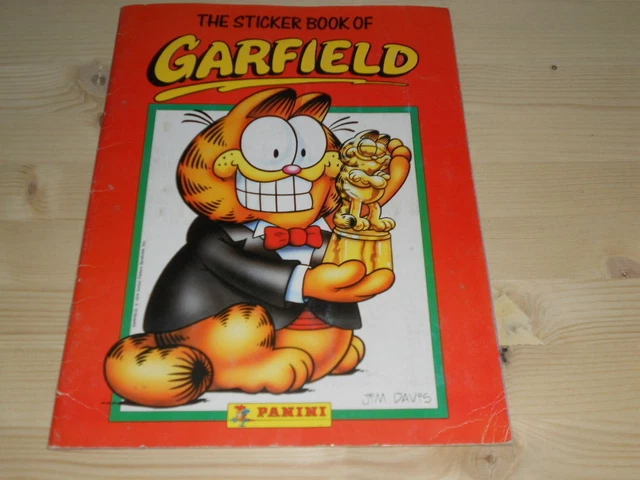 ALBUM AUTOCOLLANTS PANINI Garfield Du 1989 The Livre Enseignement 79 ...