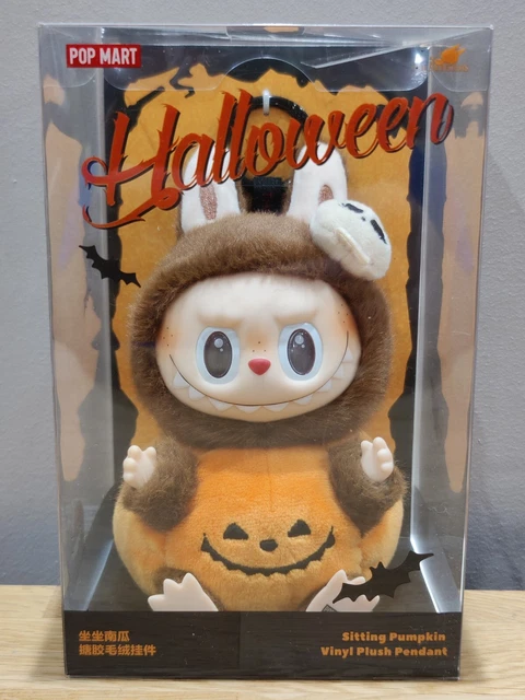 POP MART LABUBU Happy Halloween The Monsters Sitting Pumpkin Brand New ...