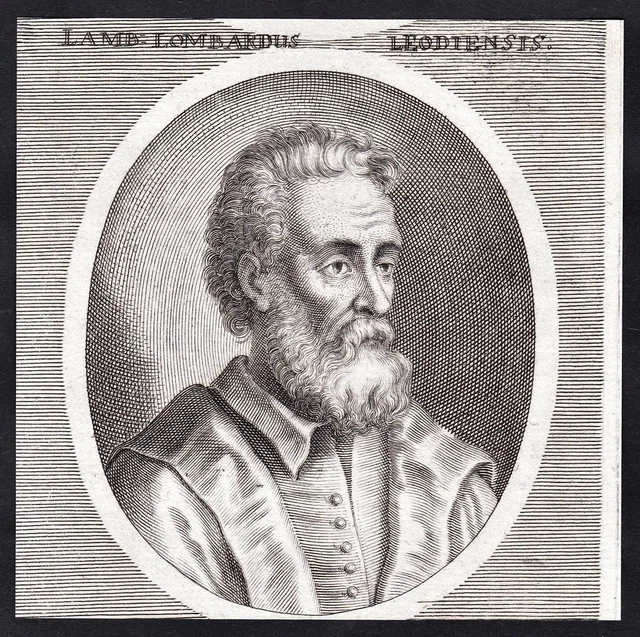 LAMBERT LOMBARD ARCHITEKT painter Maler Renaissance Kupferstich Portrait 1680 EUR 13,99 ...