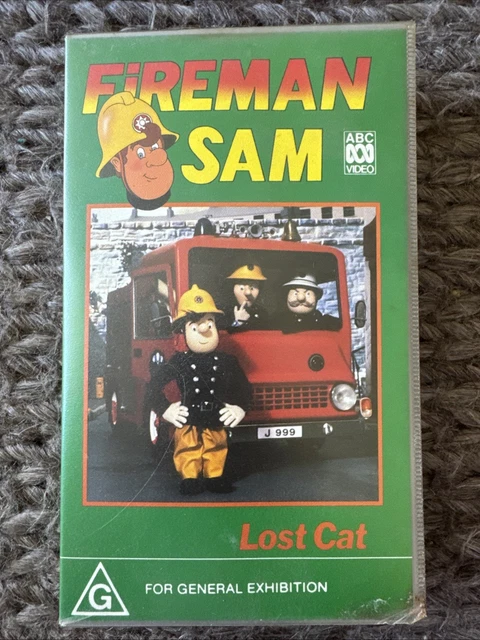 FIREMAN SAM LOST Cat VHS ABC Video PAL 1991 4 episodes Australian ...