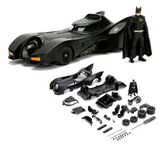 BATMAN 1989 BATMOBILE with Batman 1:24 Scale Diecast Model Kit EXPERT ...