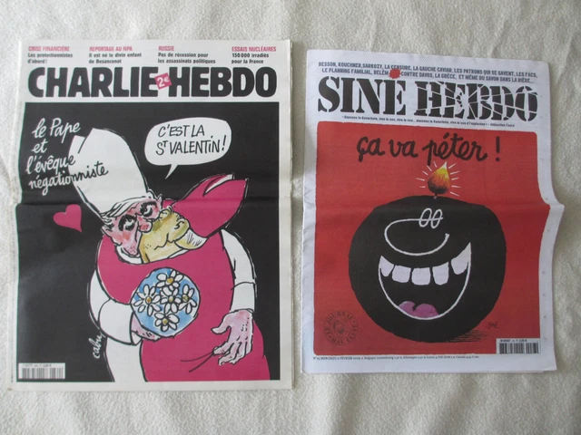 CHARLIE HEBDO N° 869 + Sine Hebo N° 23- 11/02/2009 EUR 5,00 - PicClick FR