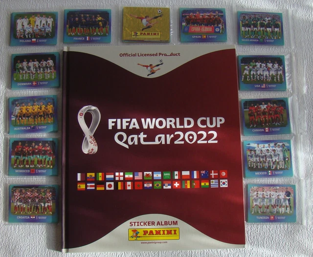 PANINI QATAR 2022 Complete 670 Stickers Album + Hardcover + 5 Legend ...