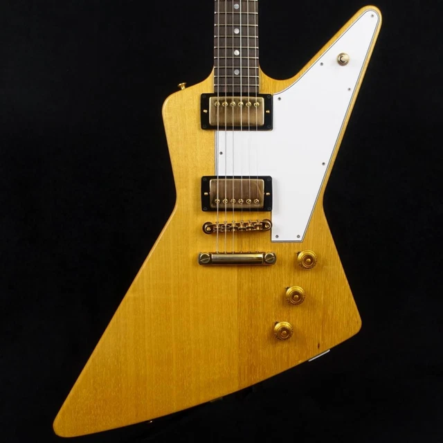 GIBSON CUSTOM SHOP 1958 Korina Explorer Reissue VOS White Pickguard ...