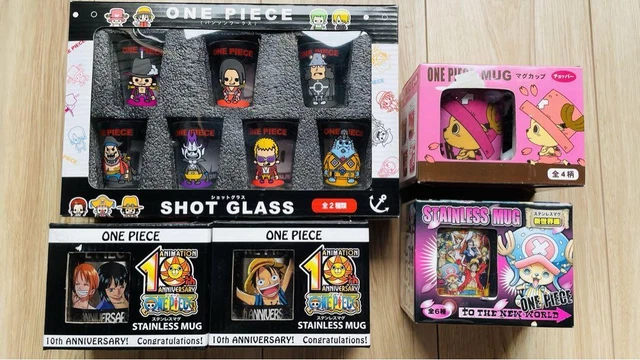 LOTTO MERCI ONE PIECE Nami Robin Glass cup shot vendita all'ingrosso ...