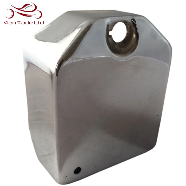 CHROME ROYAL ENFIELD Bullet 12V Battery Box (Only Cover) - Re211 £22.56 ...