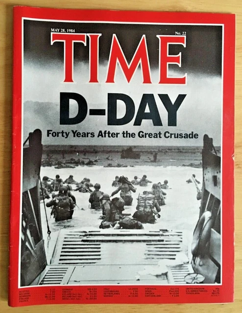 TIME MAGAZINE MAY 8th 1984-D-DAY ANNIVERSARY ,IRAN-IRAQ WAR, £6.99 ...
