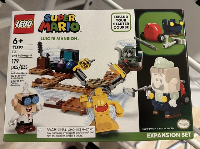 LEGO SUPER MARIO: Luigi’s Mansion Lab and Poltergust Expansion Set ...