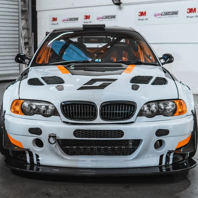 BMW E46 M3 Csl GTR Bonnet - Lightweight Grp - MattyEvansRacing £379.00 ...