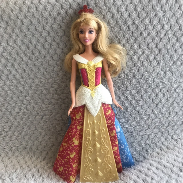 MATTEL DISNEY PRINCESS Sleeping Beauty Magic Colour Change Dress Doll ...