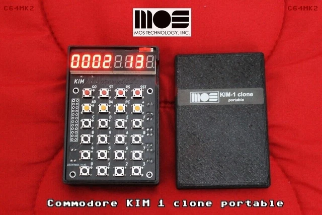 COMMODORE KIM-1 KIM1 KIM-UNO MOS CBM clone portatile a batteria ...